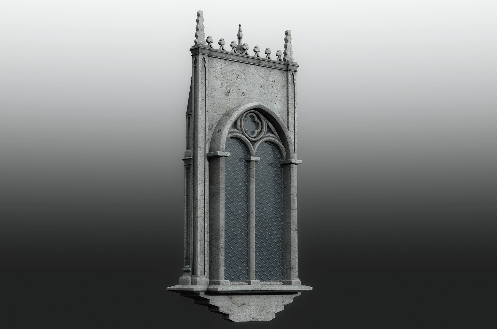 3D Gothic Window 04 - TurboSquid 1460134