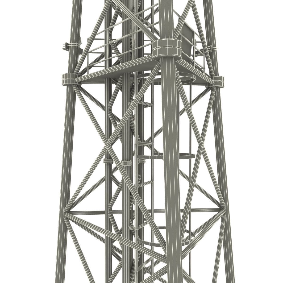 3d telecommunication towers 3