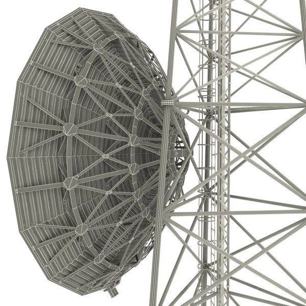 3d telecommunication towers 3