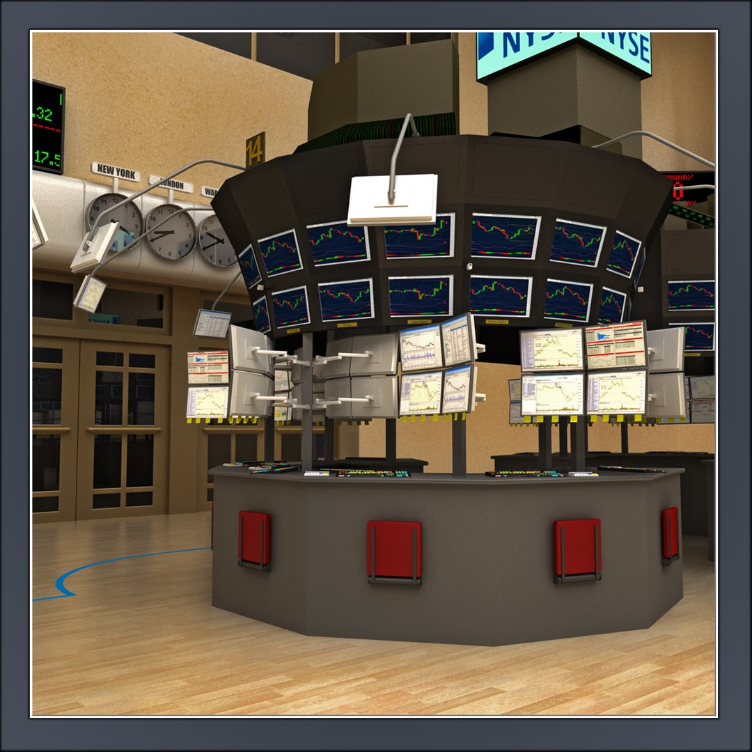 3d Model New York Stock Exchange