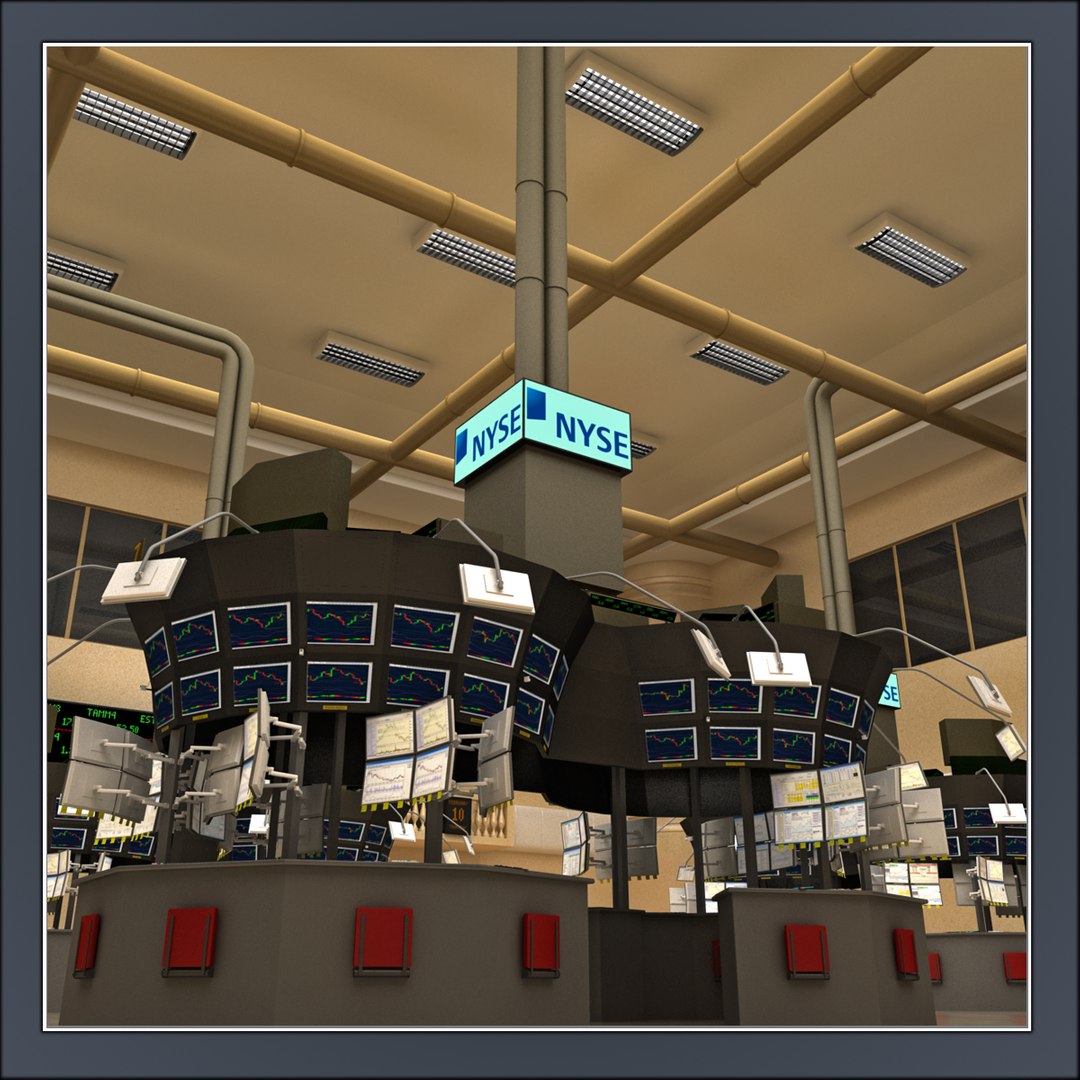3d Model New York Stock Exchange