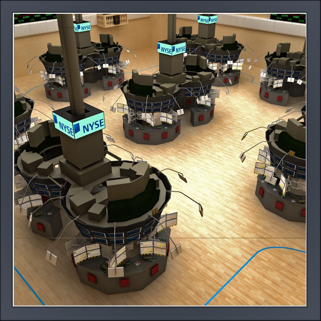 3d Model New York Stock Exchange