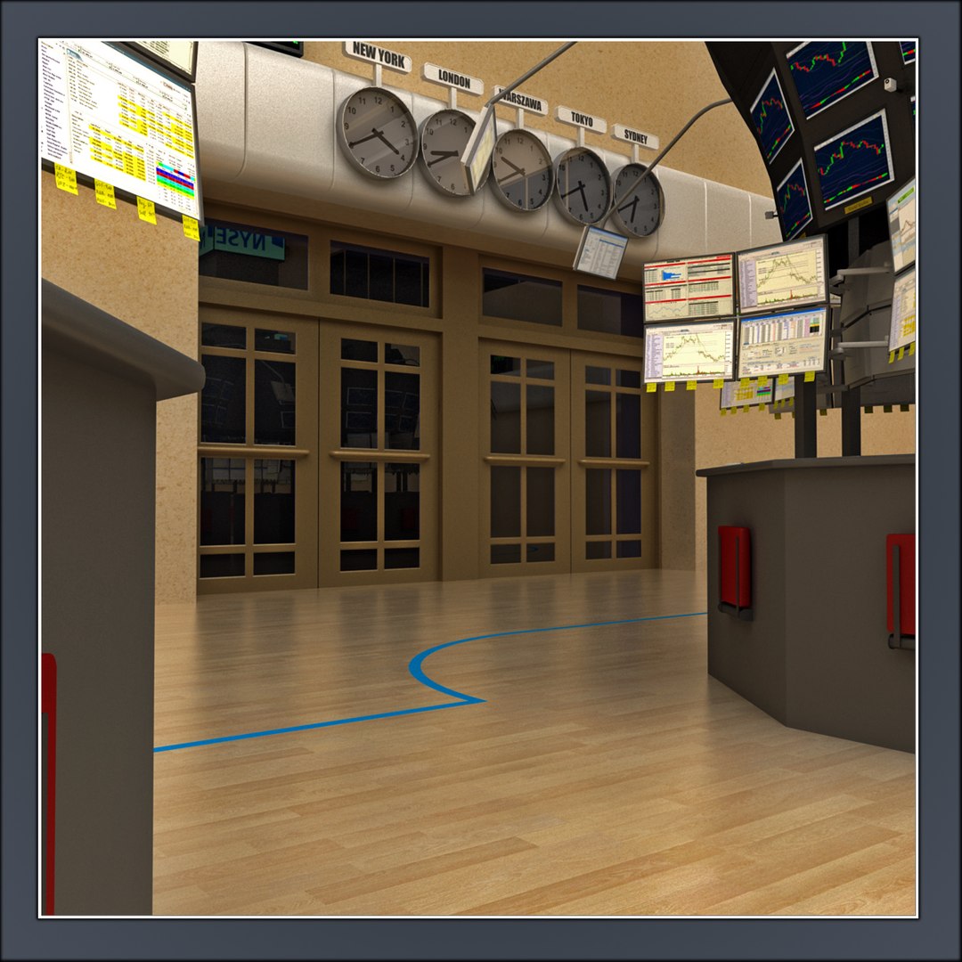 3d Model New York Stock Exchange
