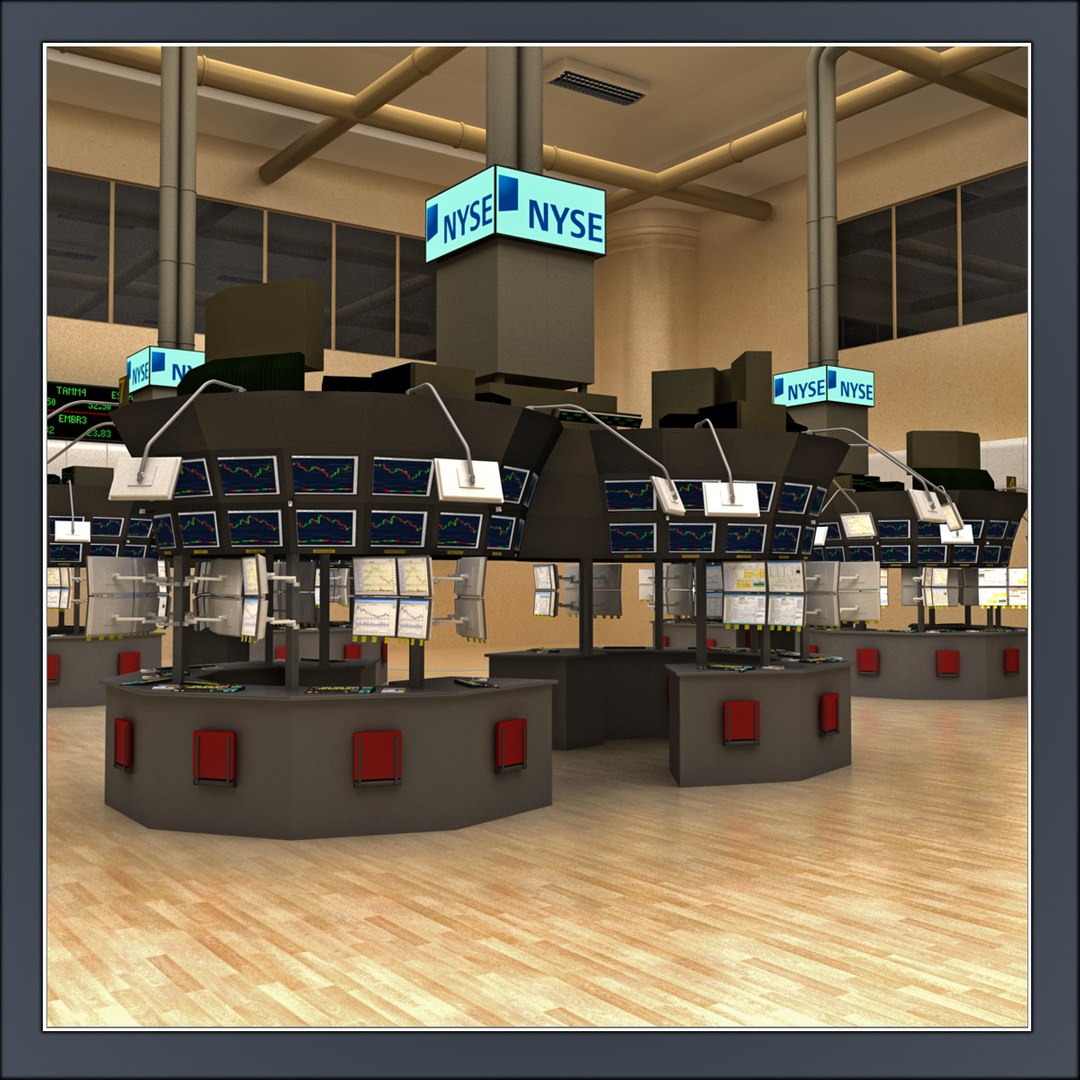 3d Model New York Stock Exchange