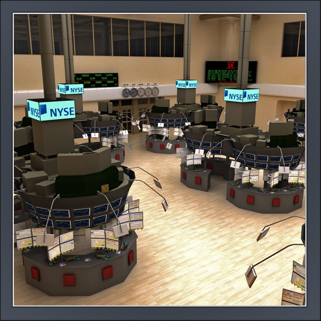 3d Model New York Stock Exchange