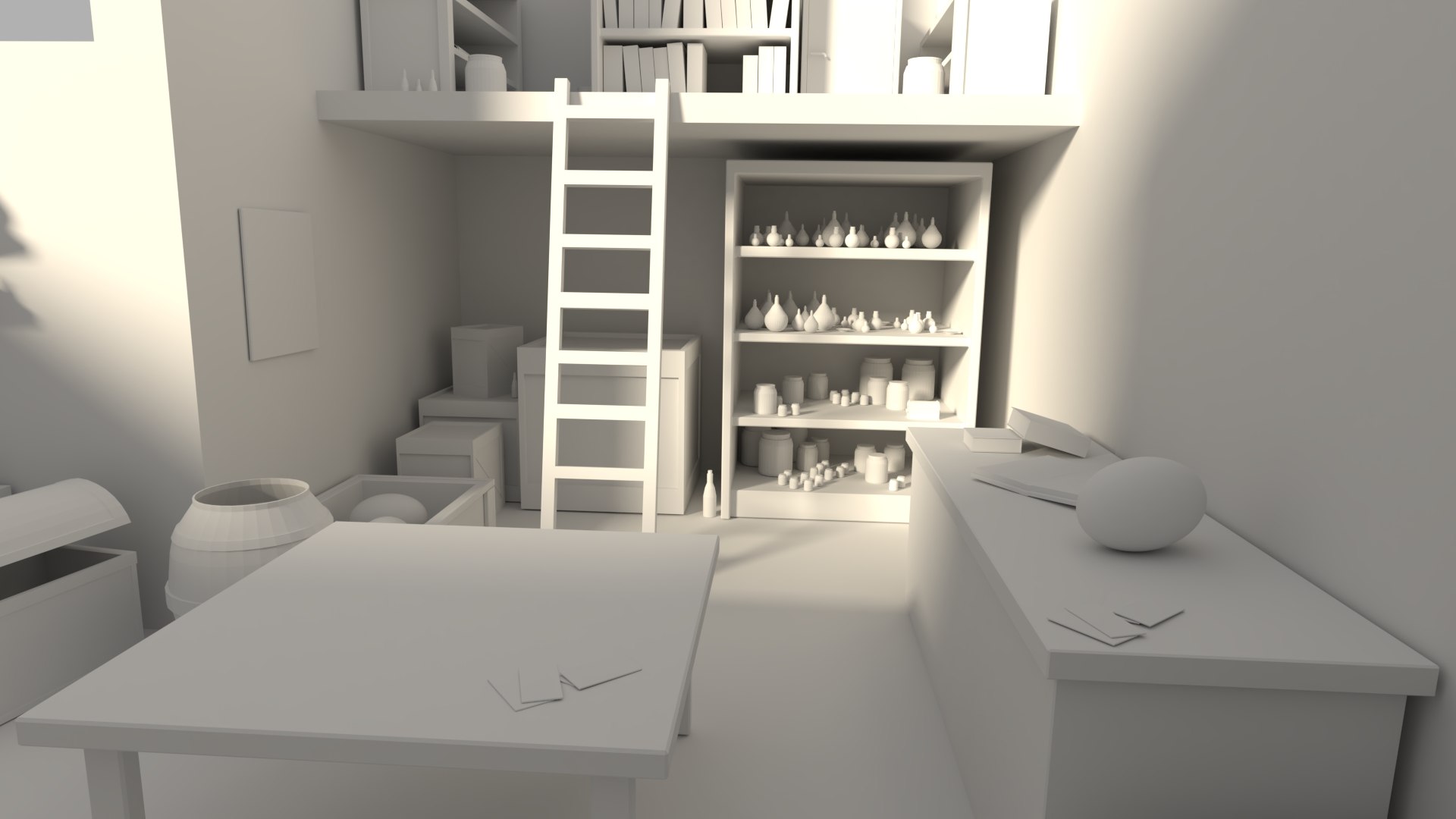 Cottage Lab 3D Model - TurboSquid 2002650