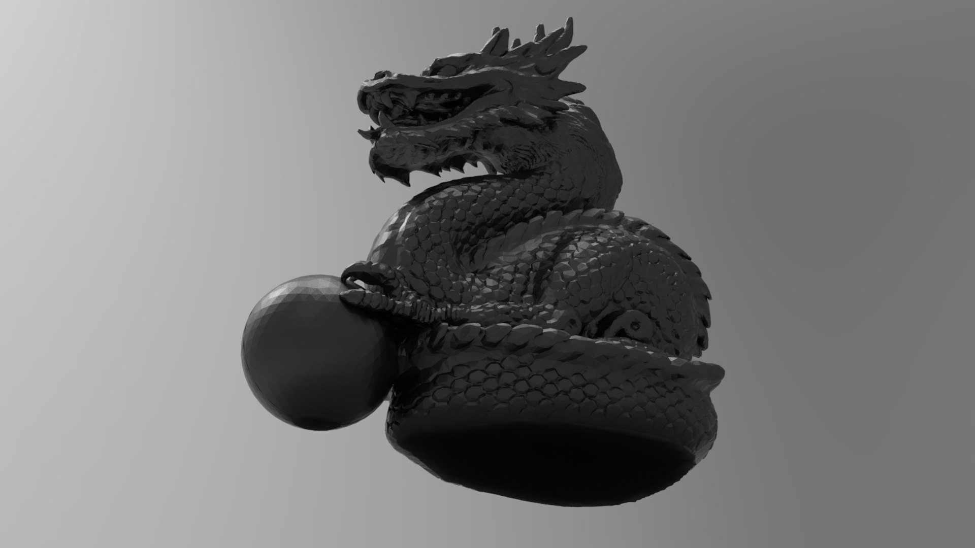 Dragon Holding Sphere 3D - TurboSquid 1554881