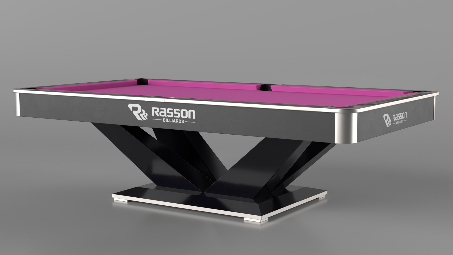 3D Commercial Pool Table 9ft Rasson Fuchsia - TurboSquid 2186519