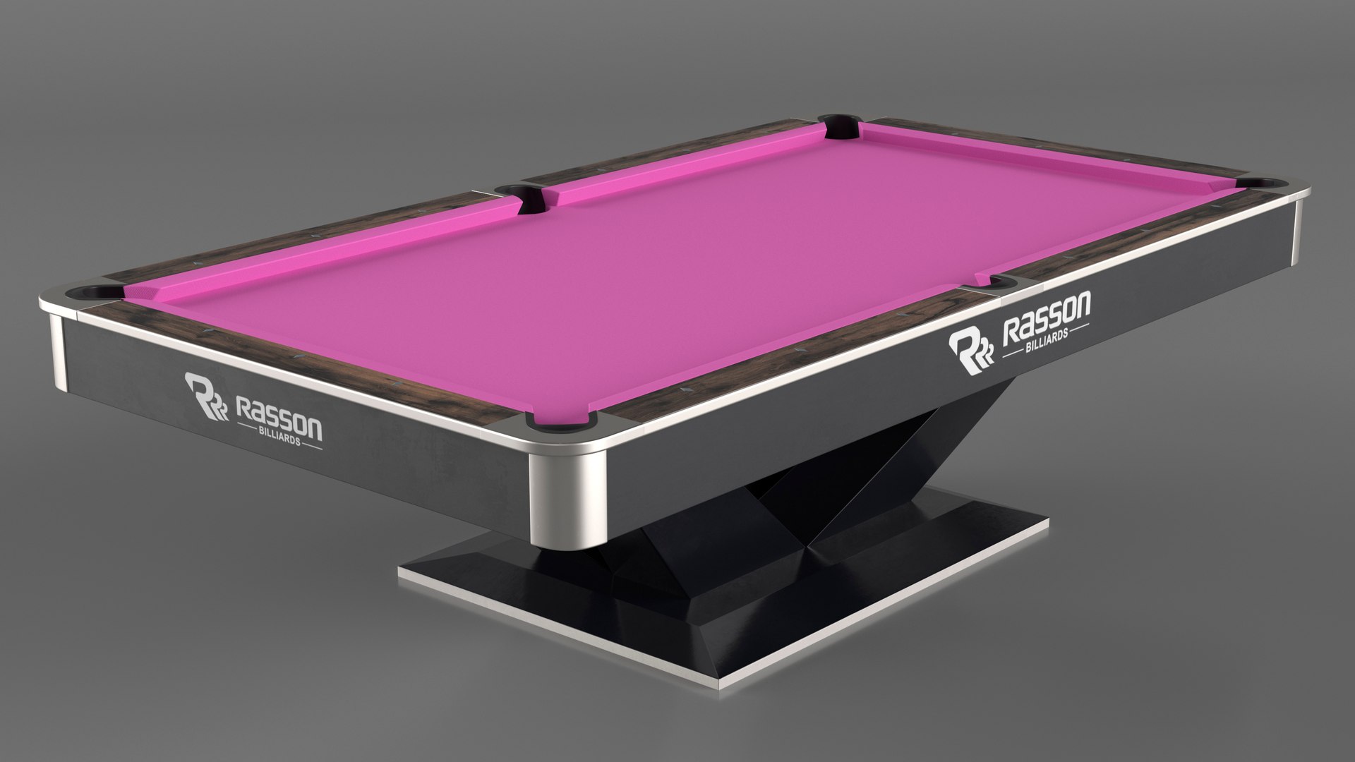 3D Commercial Pool Table 9ft Rasson Fuchsia - TurboSquid 2186519