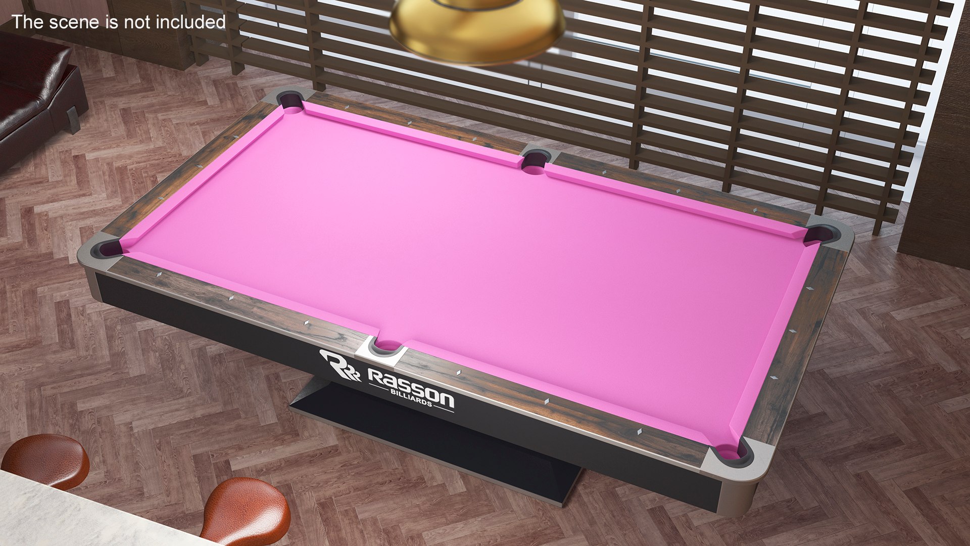 3D Commercial Pool Table 9ft Rasson Fuchsia - TurboSquid 2186519