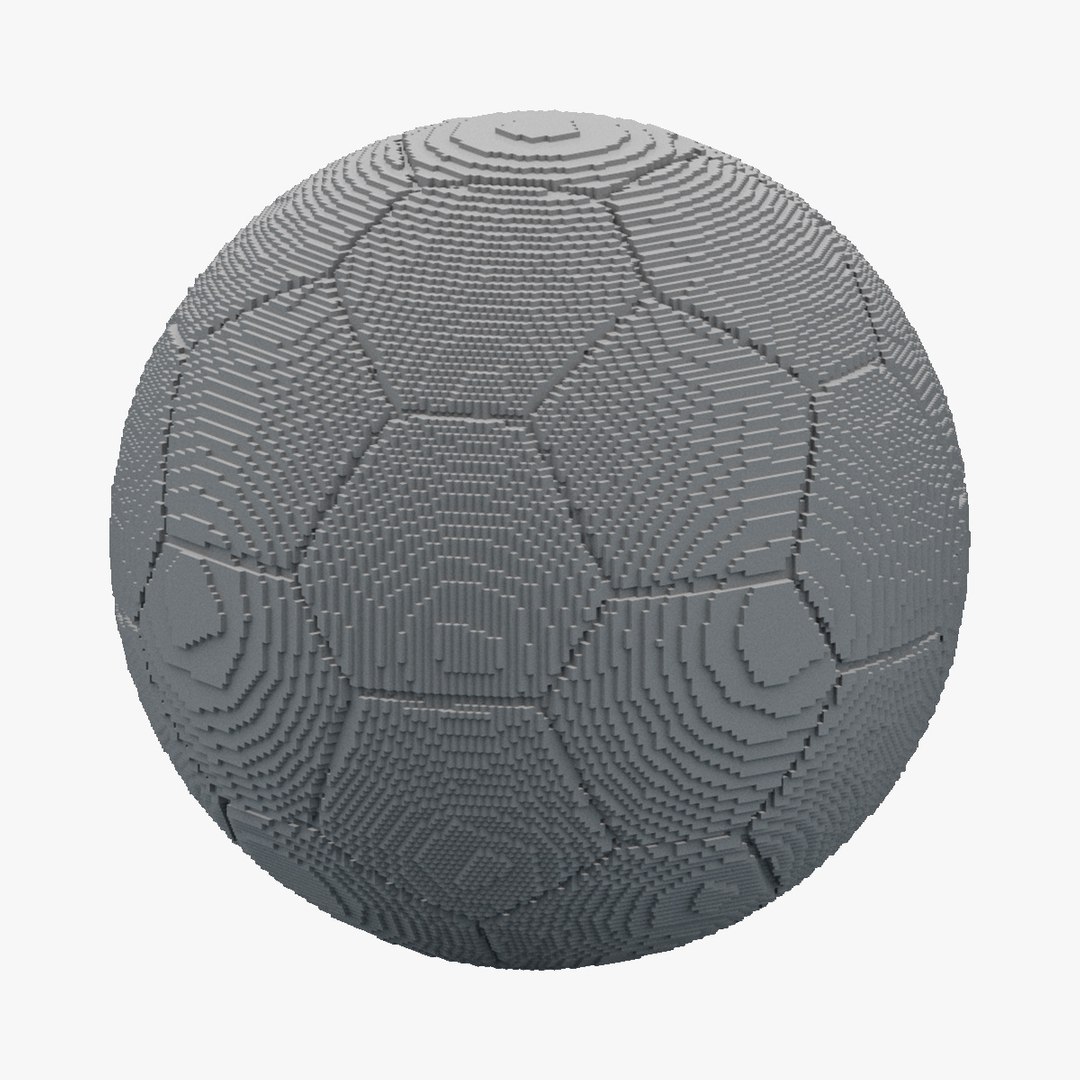 Voxel Soccer Ball model - TurboSquid 2084570