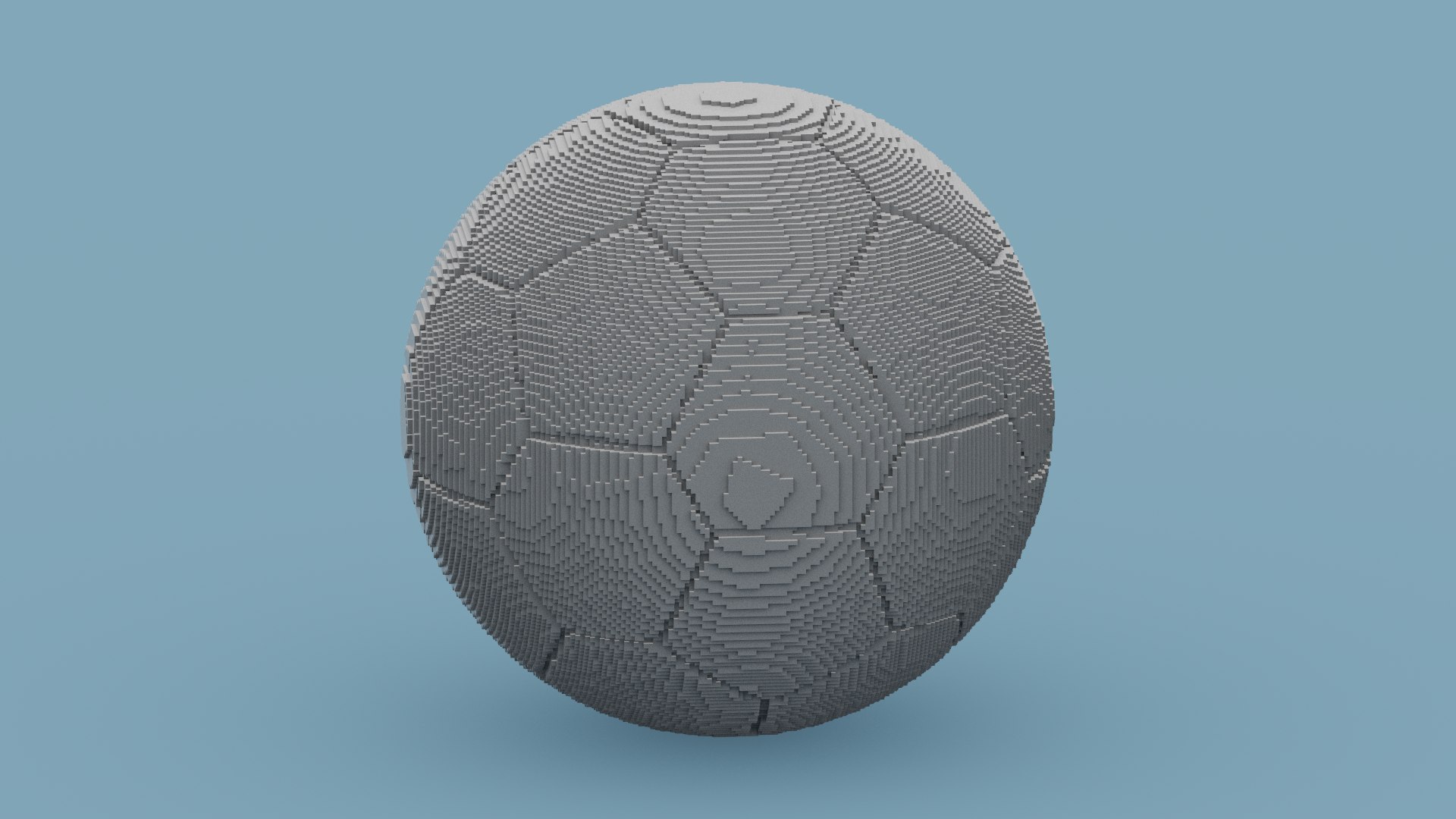 Voxel Soccer Ball model - TurboSquid 2084570