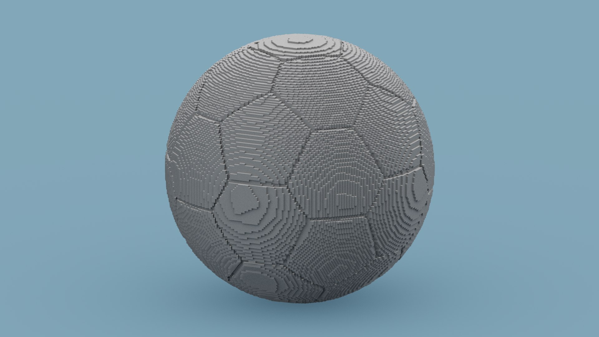 Voxel Soccer Ball model - TurboSquid 2084570