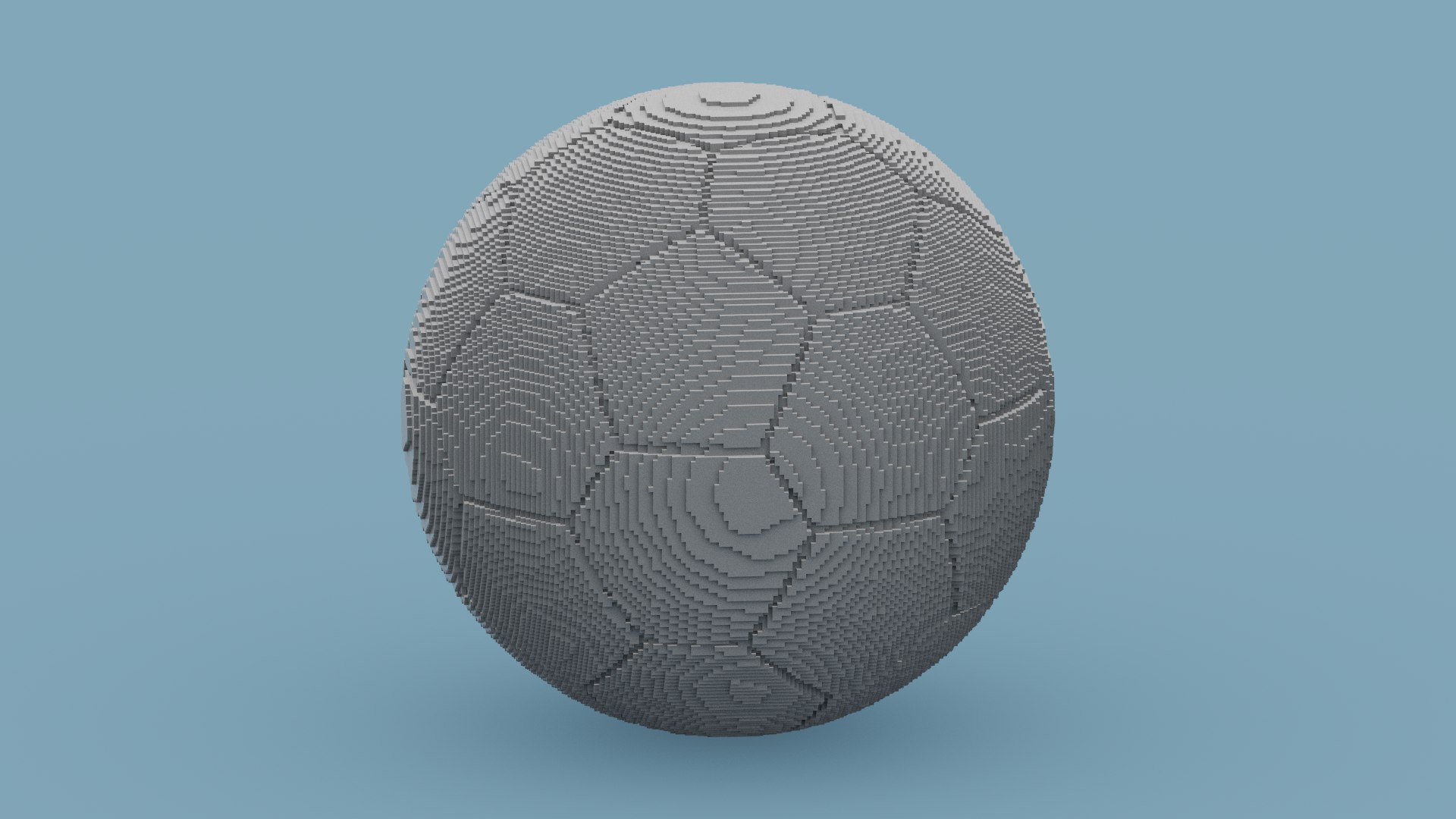 Voxel Soccer Ball model - TurboSquid 2084570