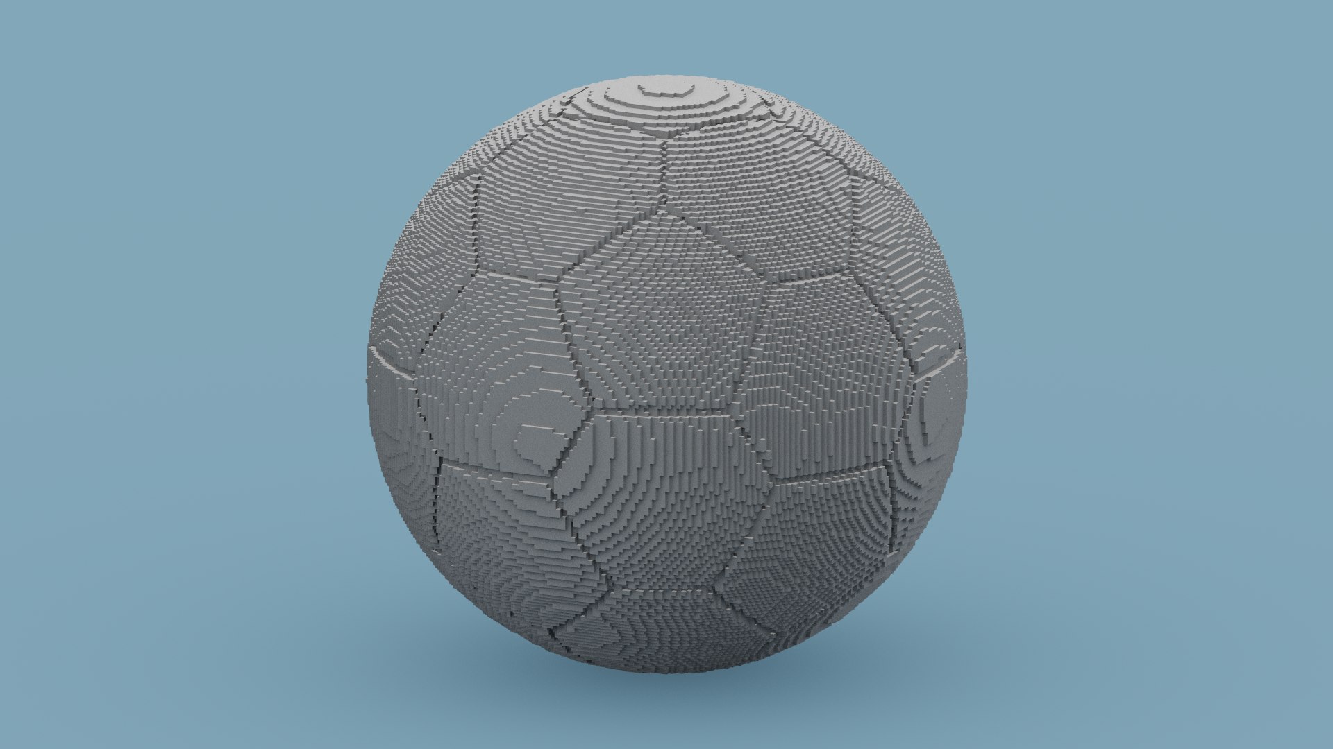 Voxel Soccer Ball model - TurboSquid 2084570