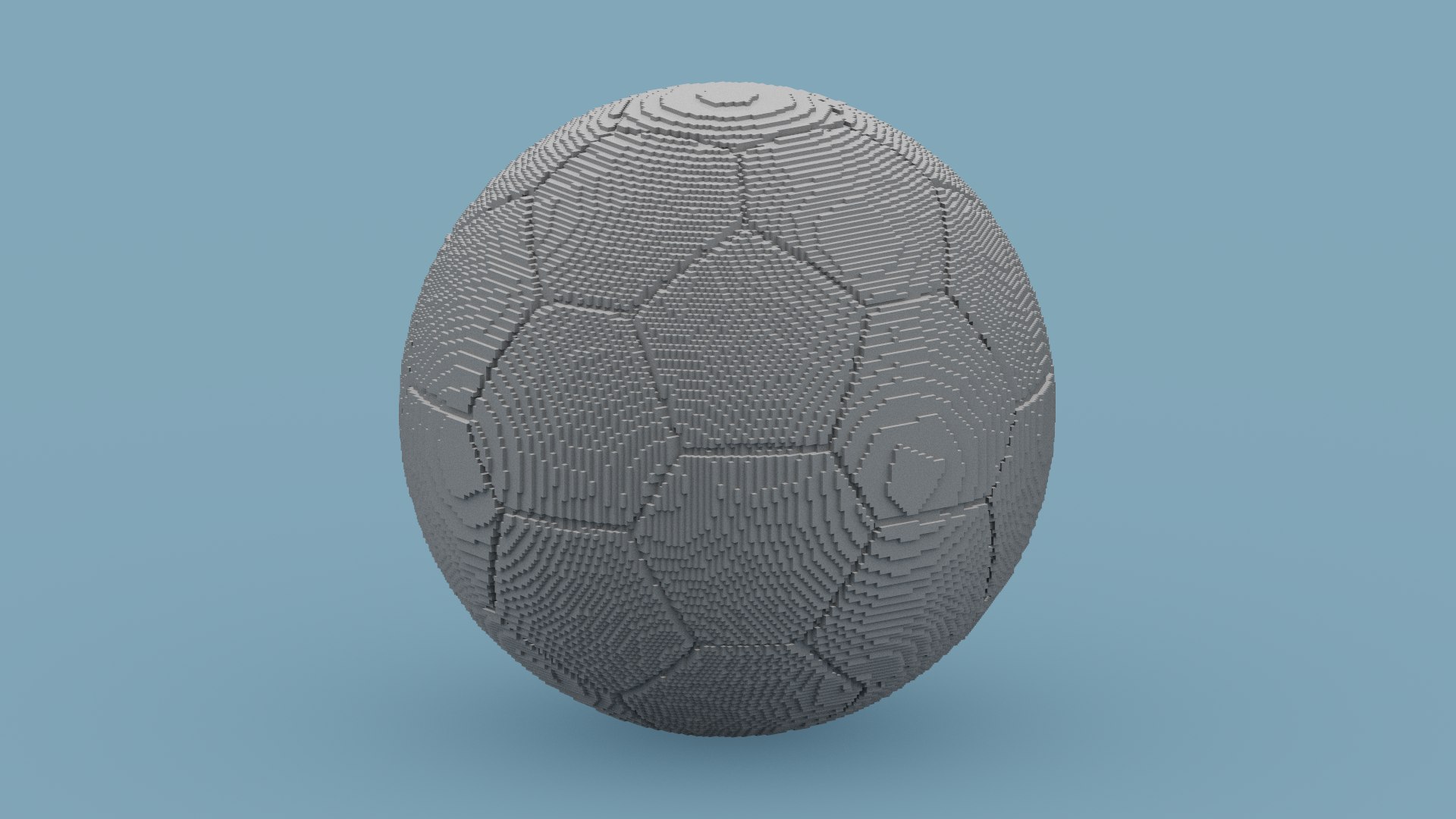 Voxel Soccer Ball model - TurboSquid 2084570