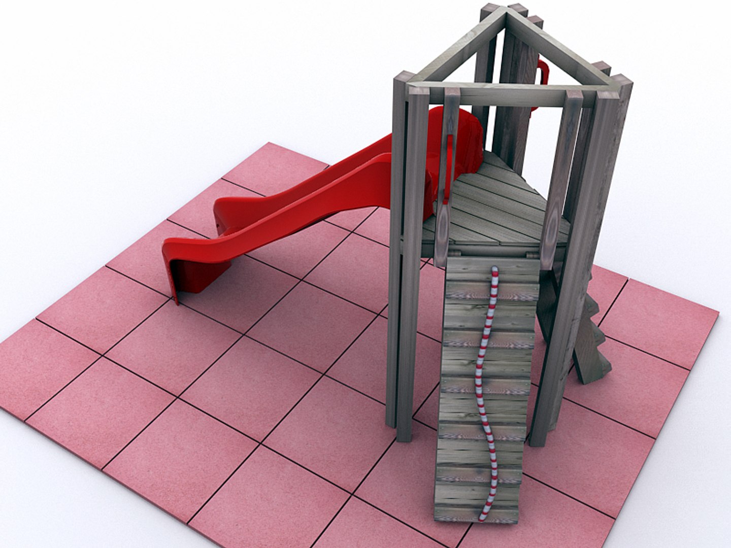 Playground Slide 3d Model