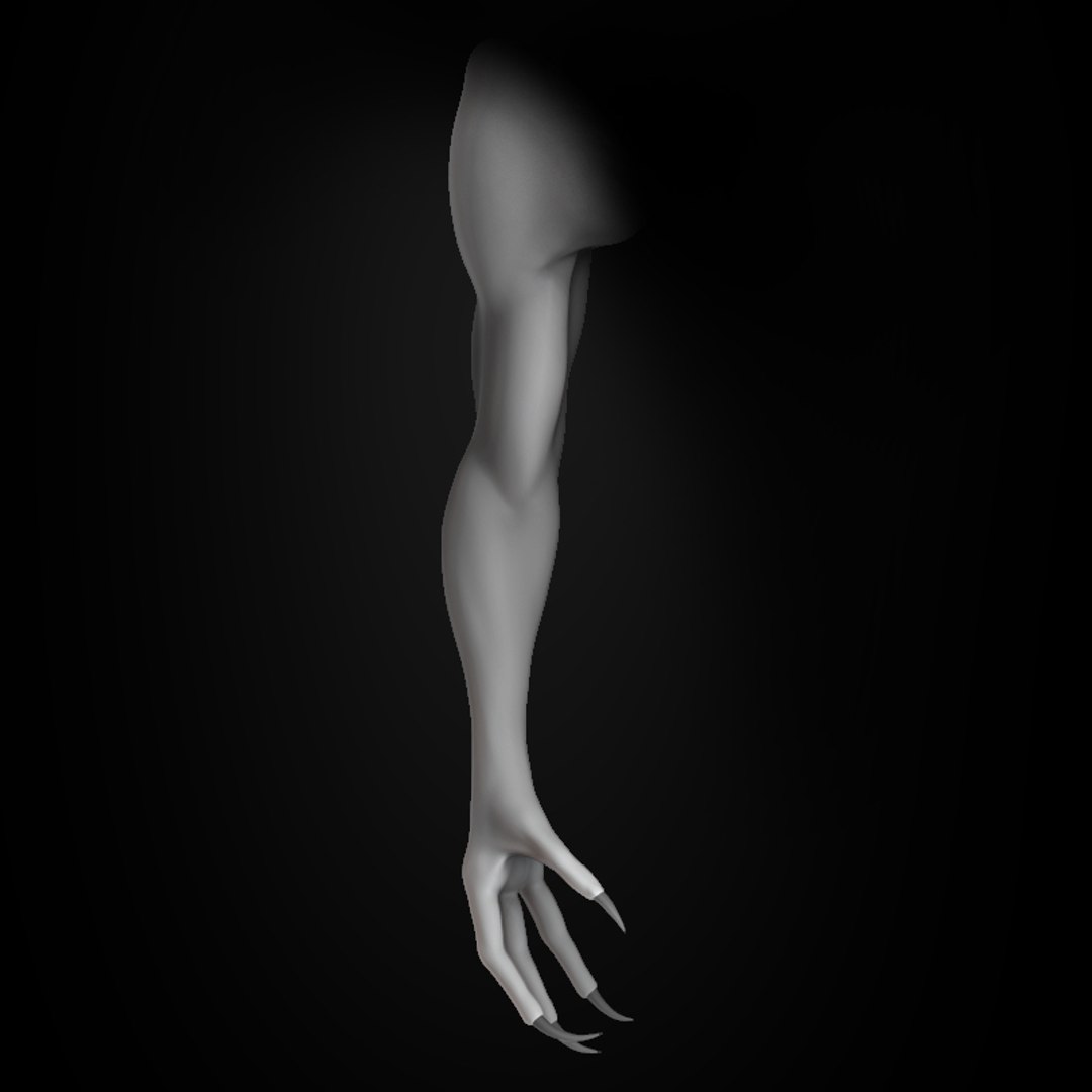 Creature muscular arm 2019 3D model - TurboSquid 1442327