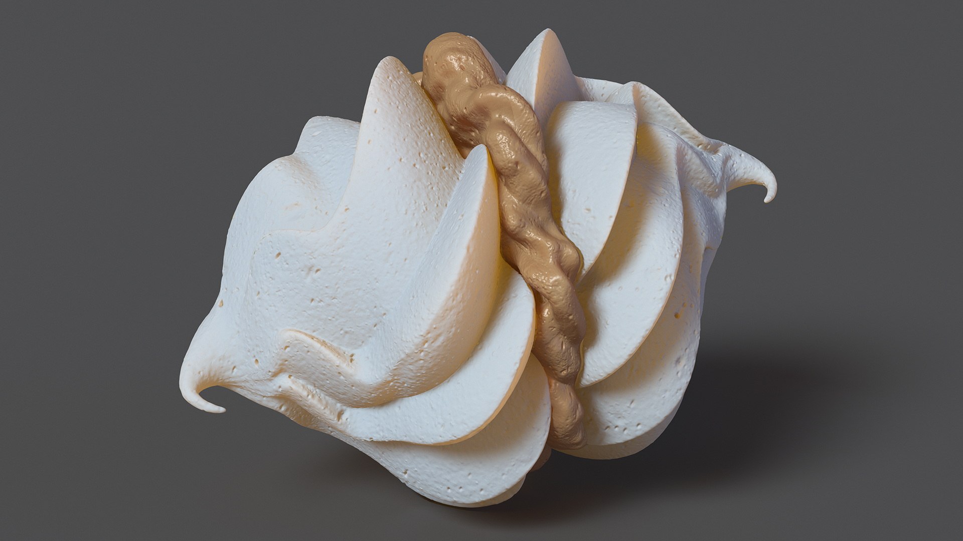 3D Meringue Kisses With Caramel Filling - TurboSquid 2220675