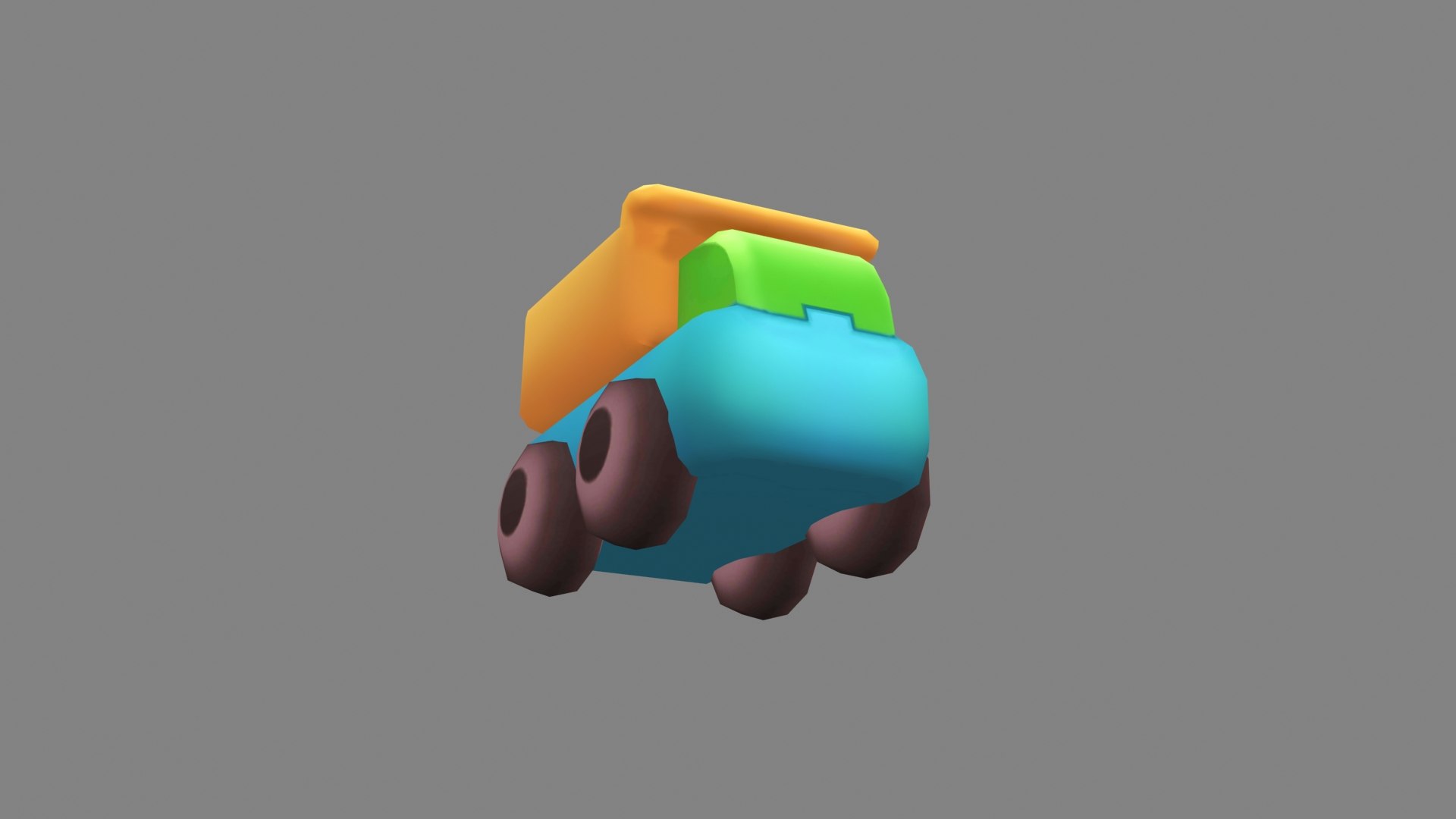 3D Cartoon toy van Low-poly 3D model - TurboSquid 2112661
