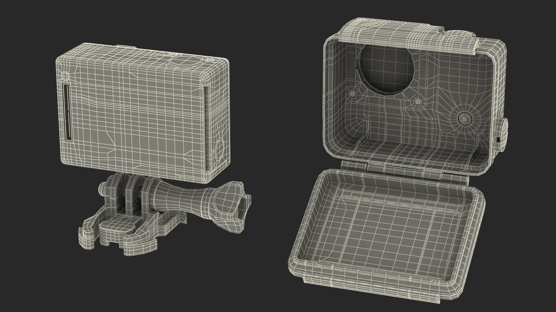Action Camera Aqua Box 3D - TurboSquid 1521627