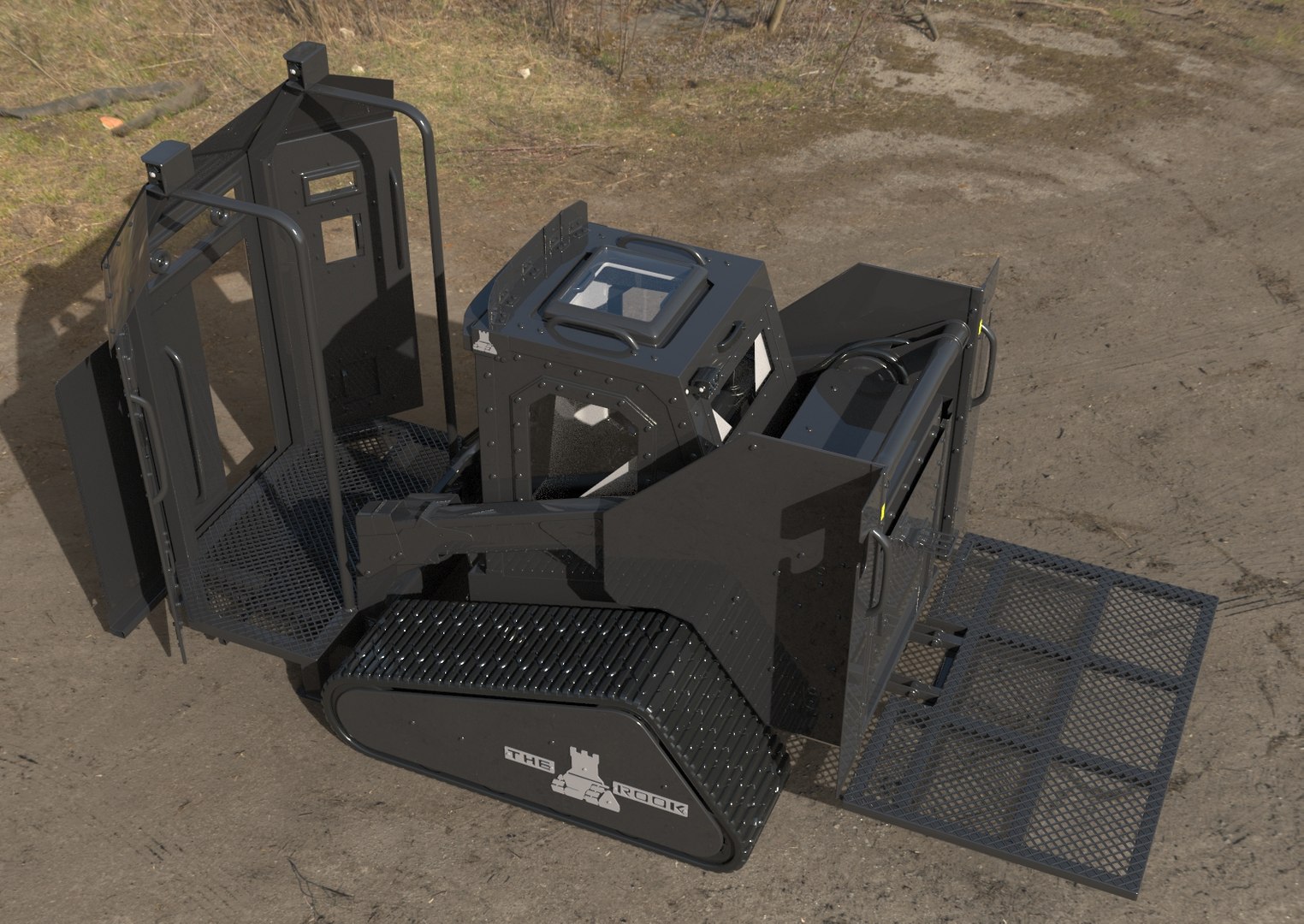 3D The Rook Ring Power Tactical Armored Vehicle Military - TurboSquid ...