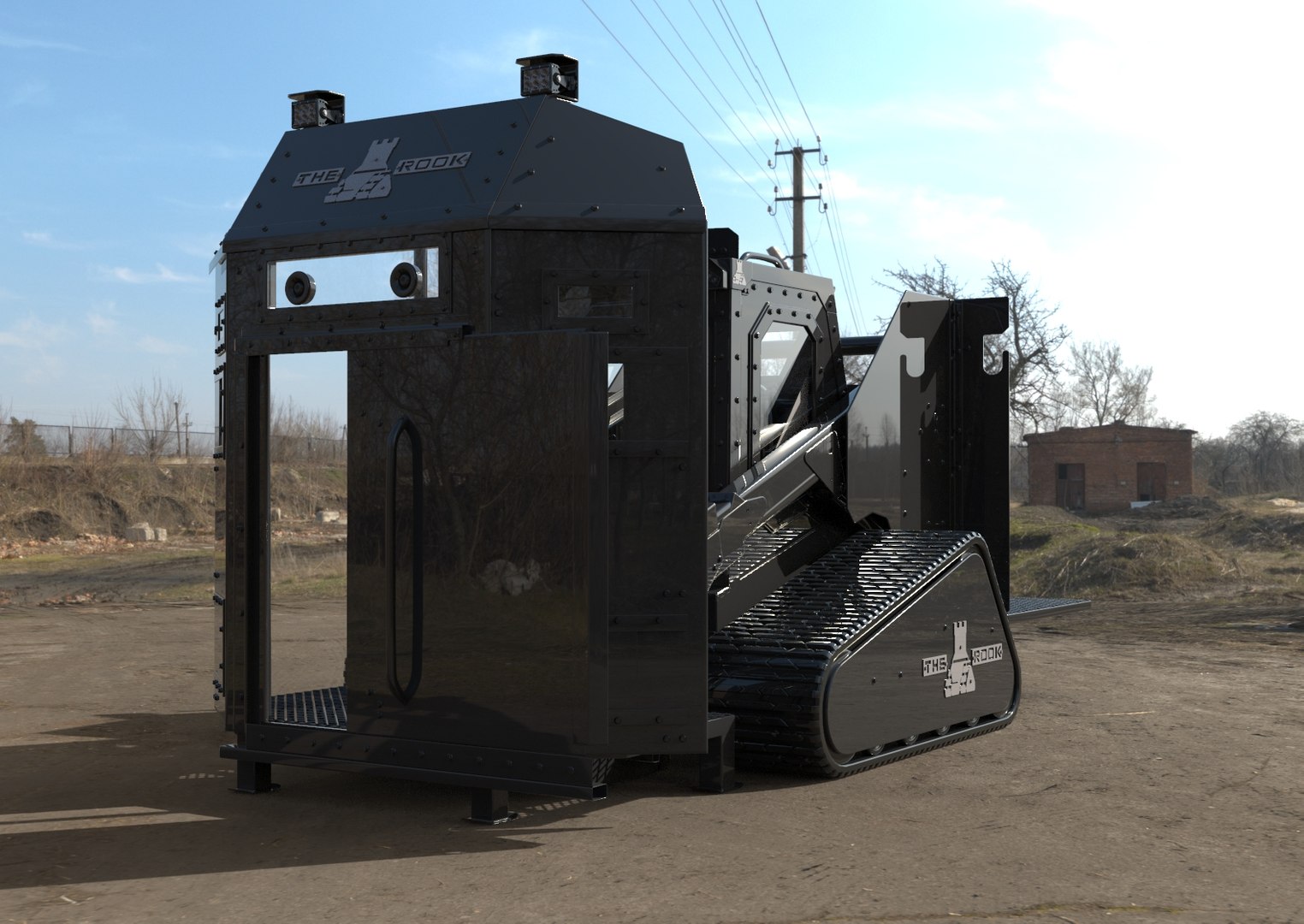 3D The Rook Ring Power Tactical Armored Vehicle Military - TurboSquid ...