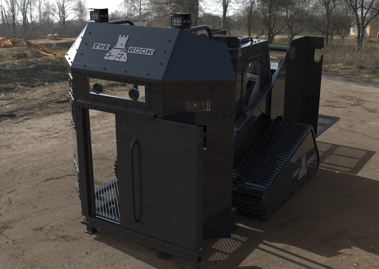 3D The Rook Ring Power Tactical Armored Vehicle Military - TurboSquid ...