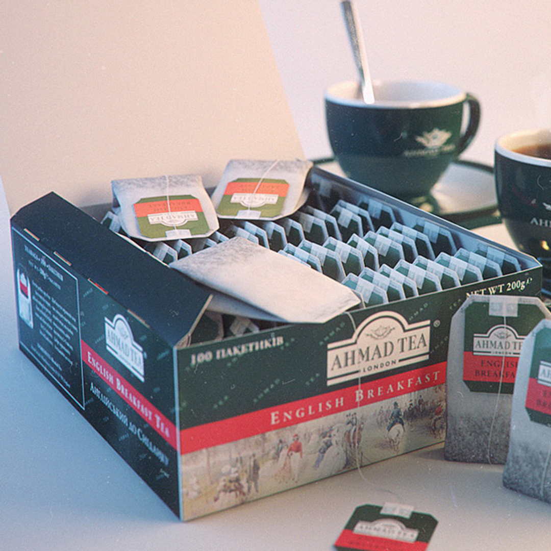 ahmad tea bags 3d c4d