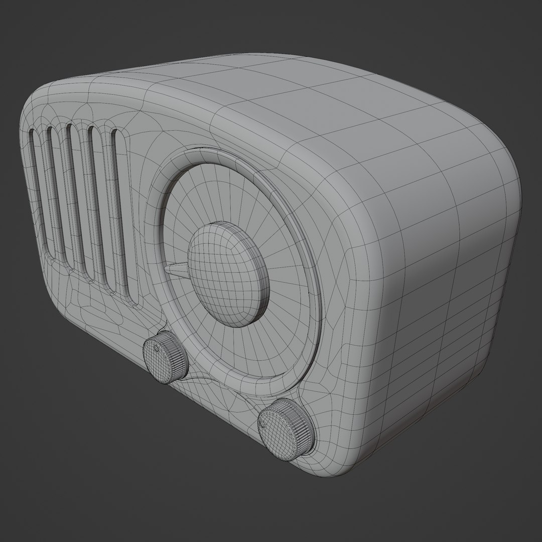 3D Vintage Radio - TurboSquid 2060587