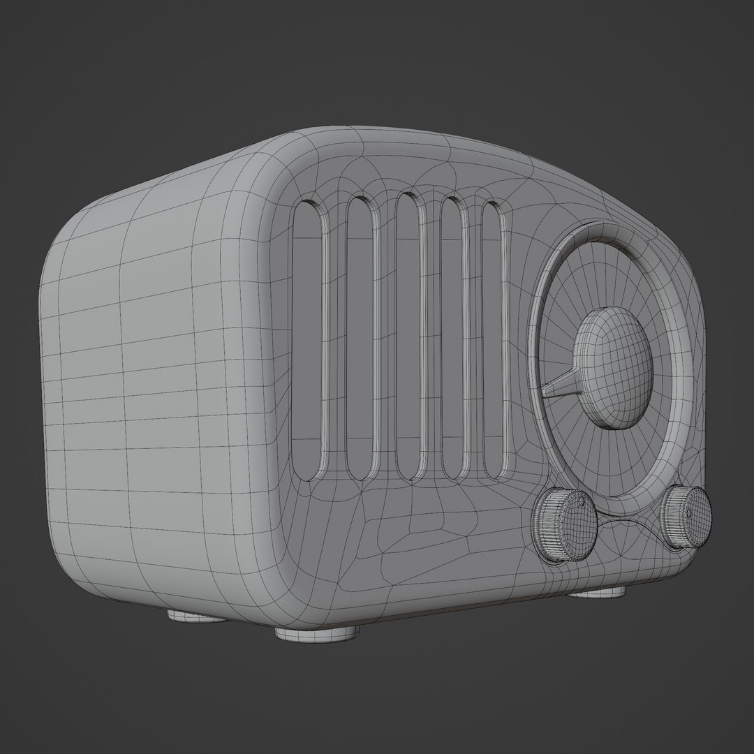 3D Vintage Radio - TurboSquid 2060587