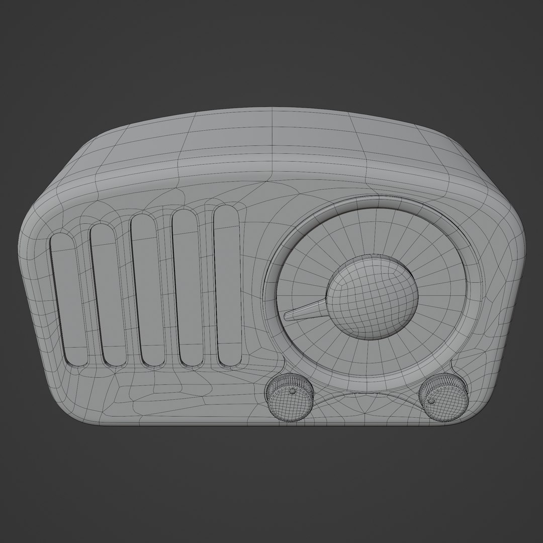 3D Vintage Radio - TurboSquid 2060587