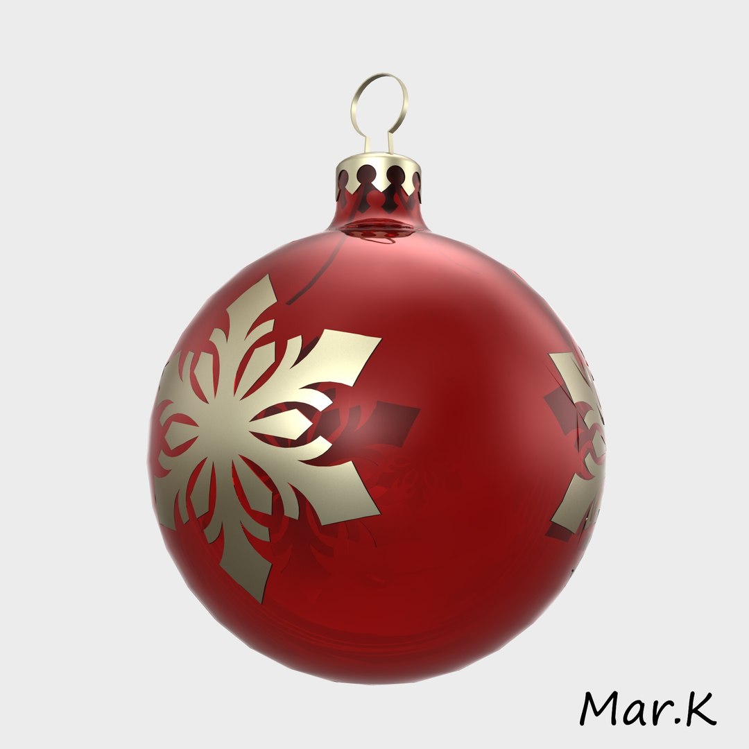 3d Christmas Bulb