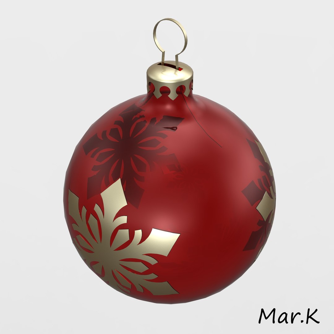 3d Christmas Bulb