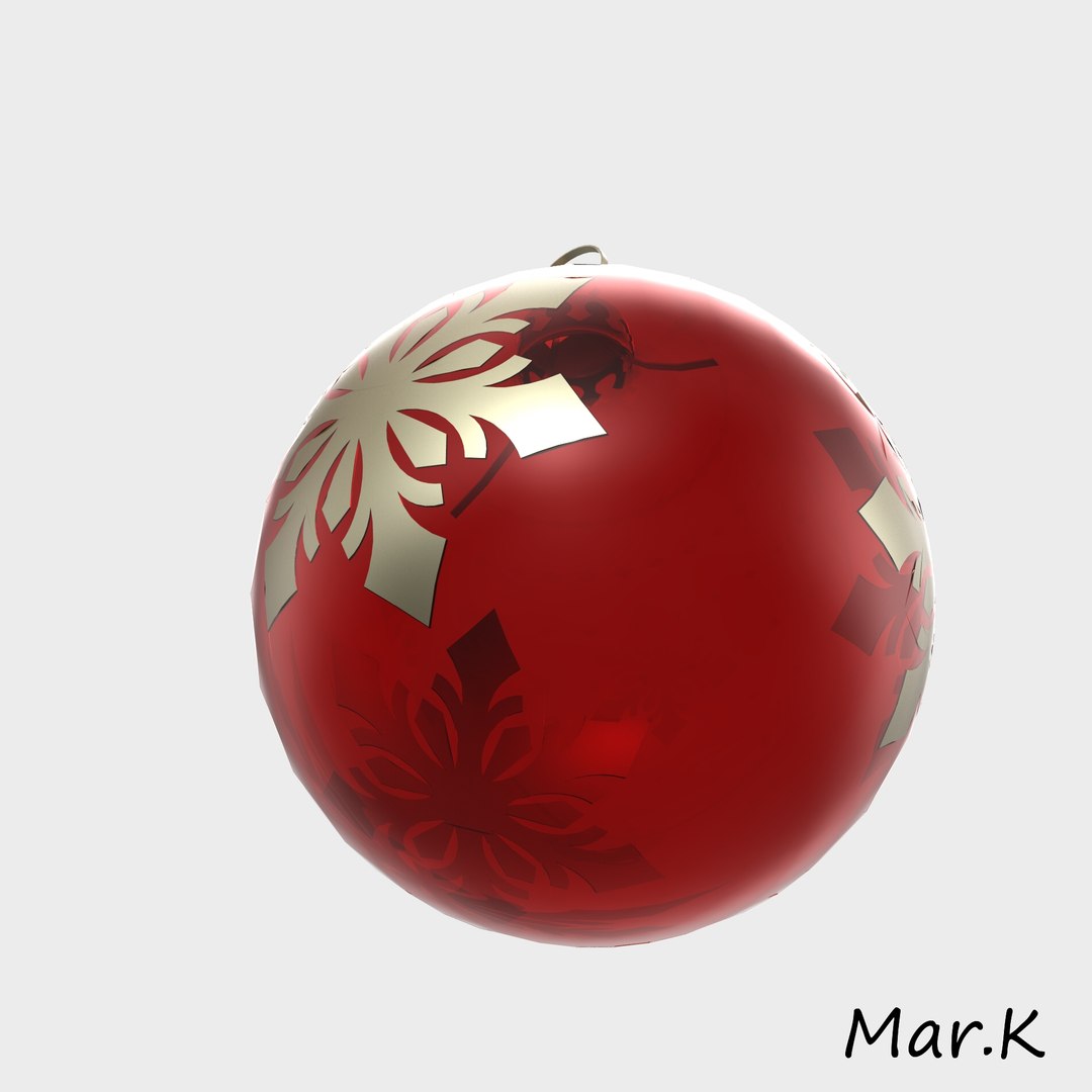 3d Christmas Bulb