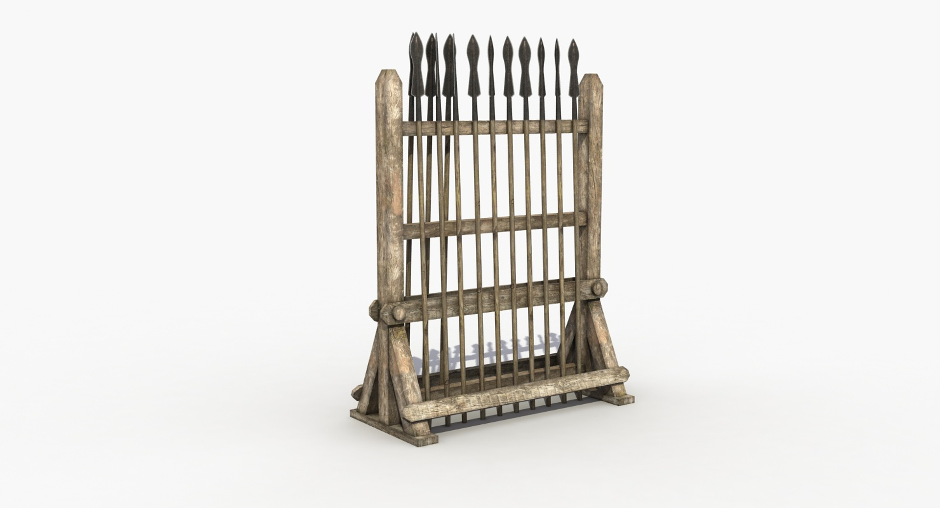 Spear Rack 3D - TurboSquid 1351047