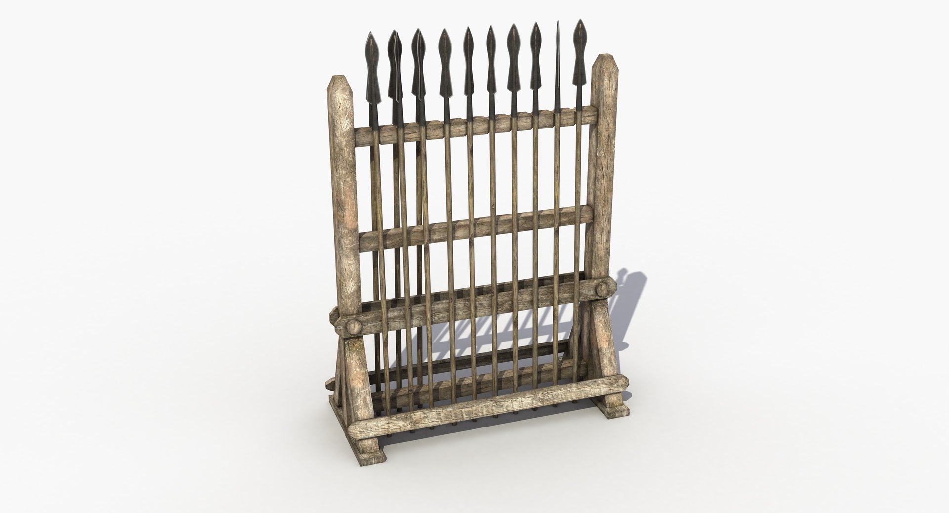 Spear Rack 3D - TurboSquid 1351047