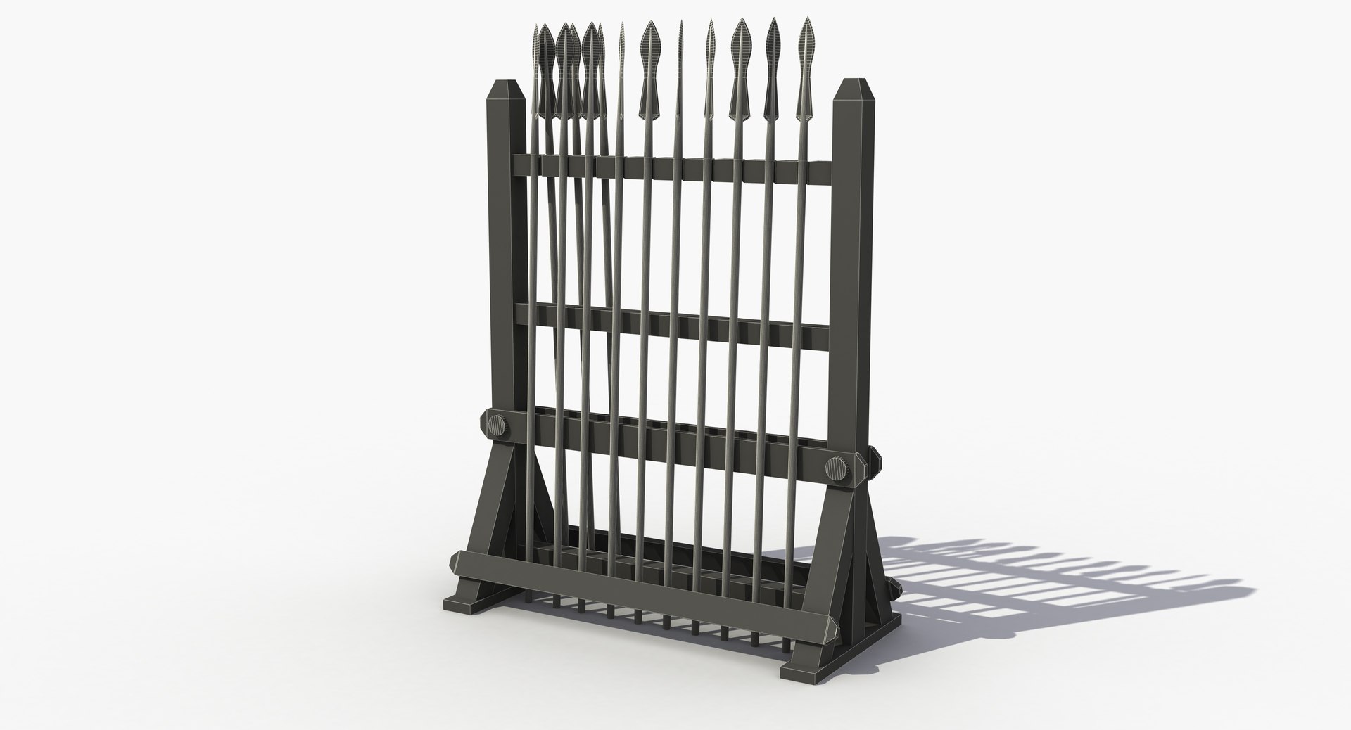 Spear Rack 3D - TurboSquid 1351047