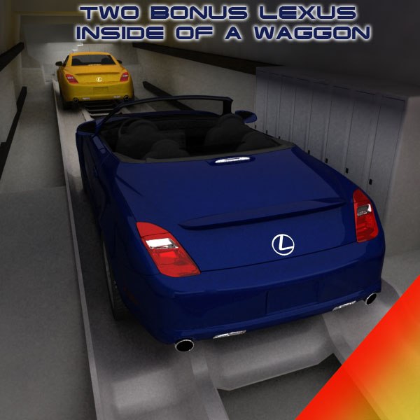 concept truck waggon 2009 3d model