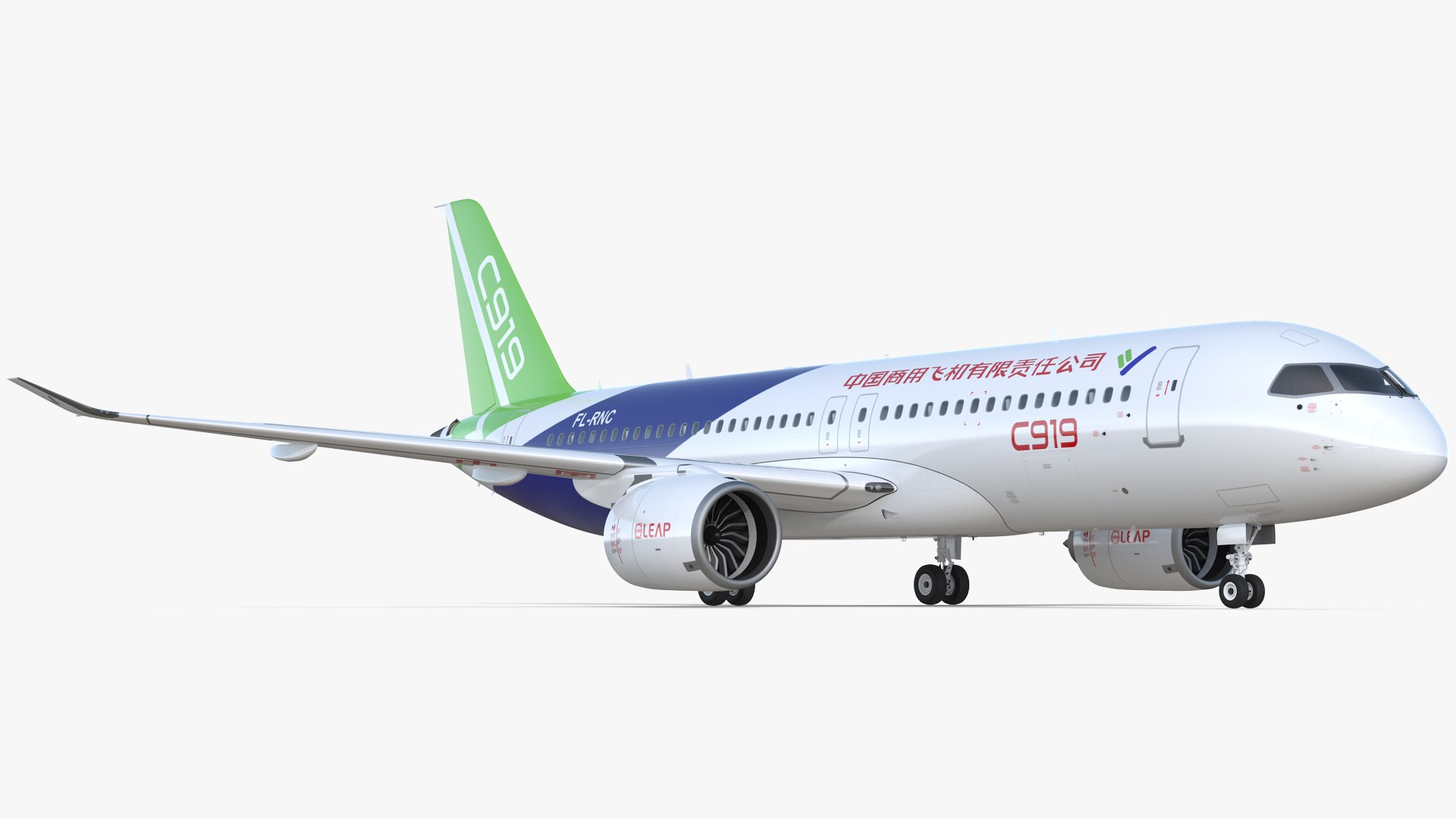 3D Comac C919 Narrow Body Airliner - TurboSquid 1772670