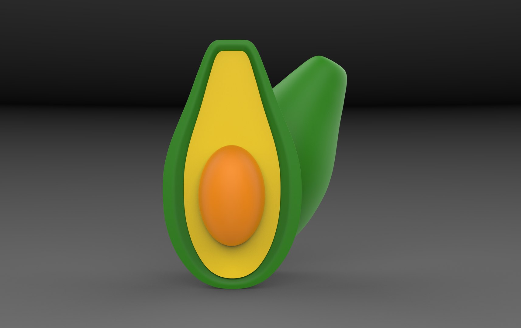 3D Avocado Low-poly 3D Model Model - TurboSquid 2338682