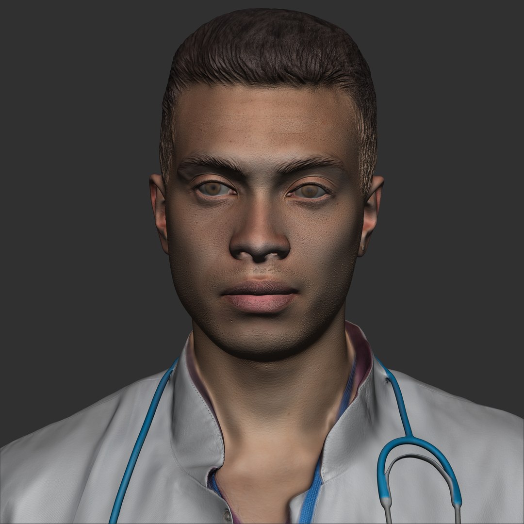 3D Medical Doctor Ready For Animation 439 Model - TurboSquid 2270782