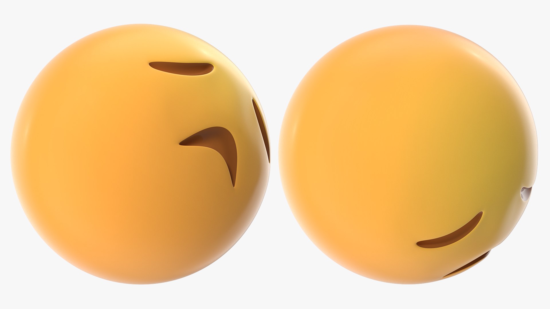 Disappointed Face Emoji 3D - TurboSquid 1531429