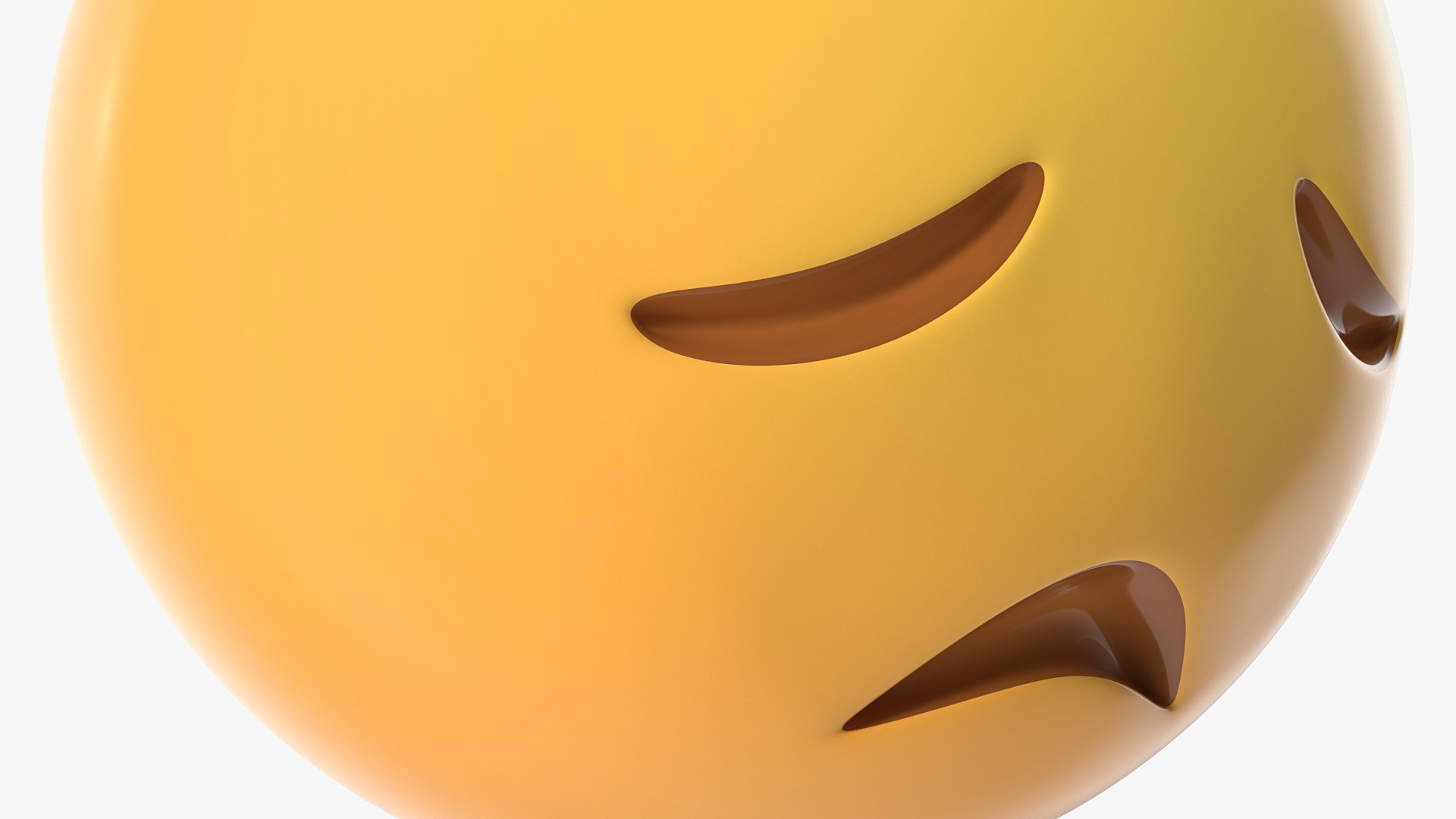 Disappointed Face Emoji 3D - TurboSquid 1531429