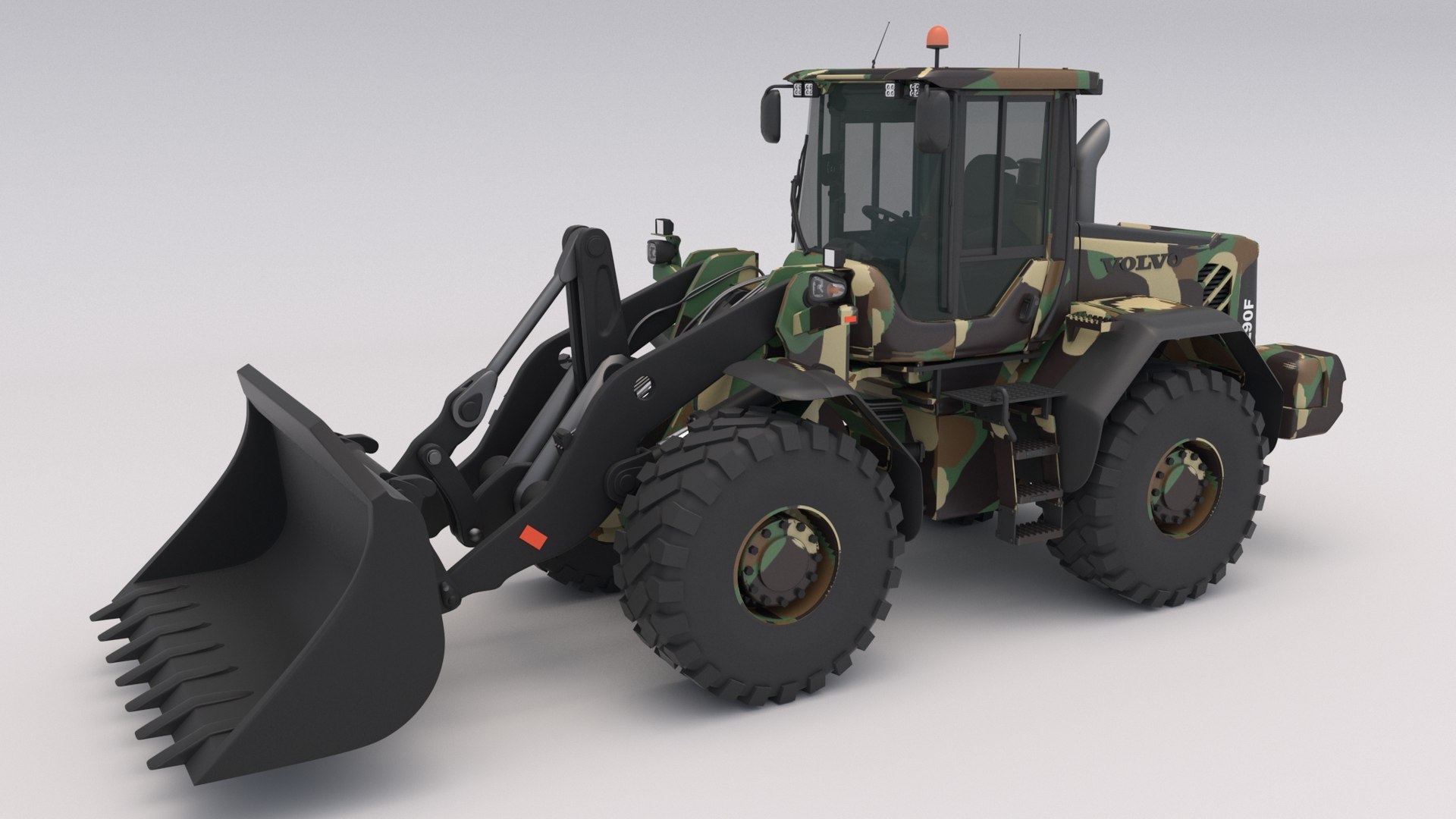 L90f loader military model - TurboSquid 1705379