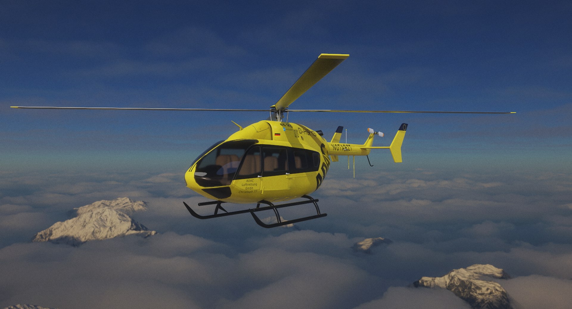 3D eurocopter ec 145 model - TurboSquid 1421850