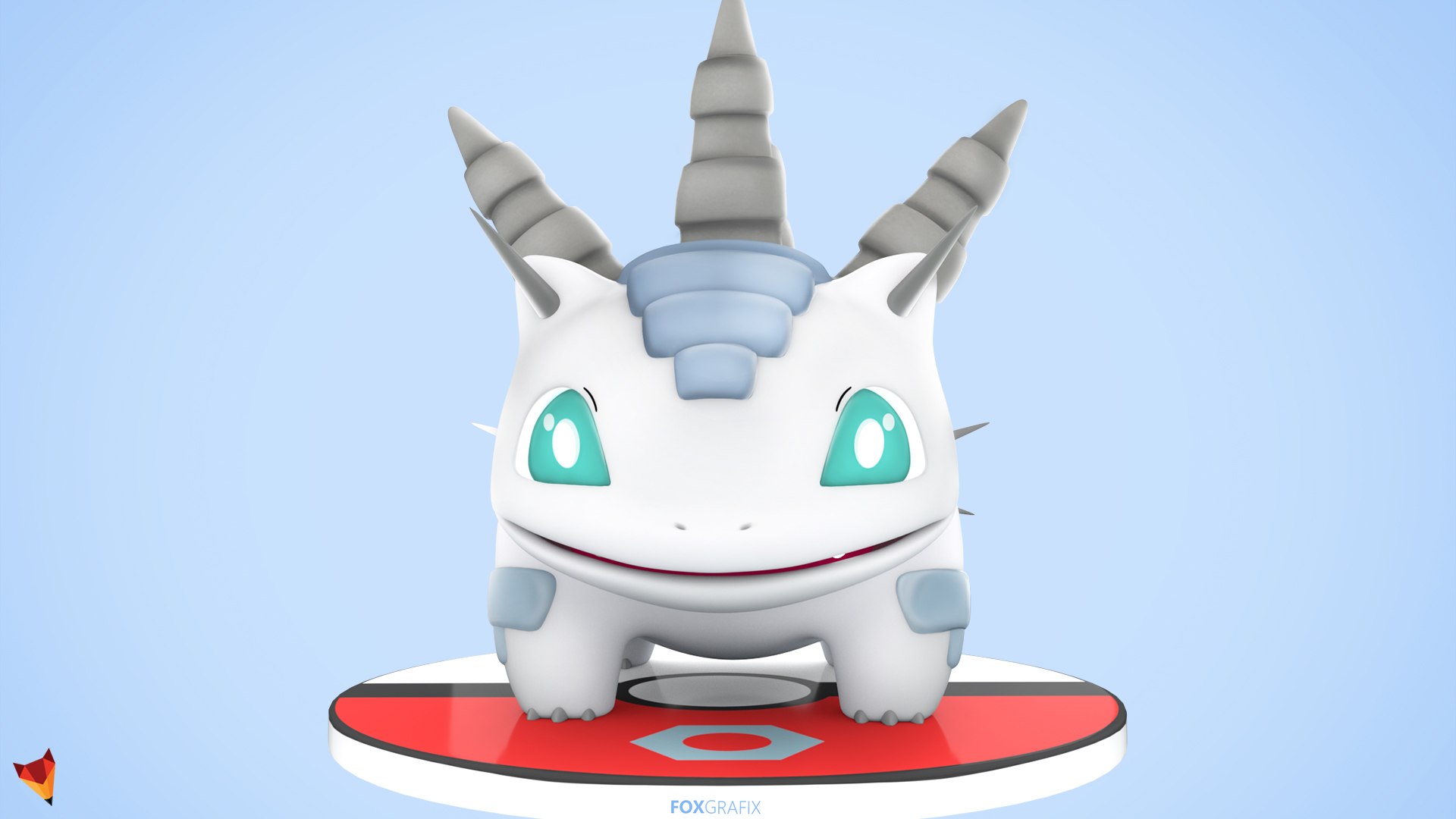 3D Pokemon Bulbasaur Steel Concept Model - TurboSquid 1950241