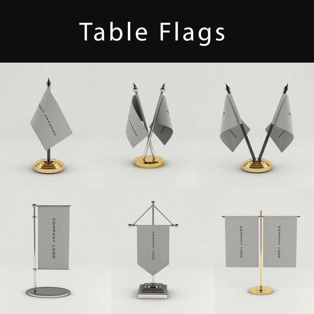 3d Model Flags