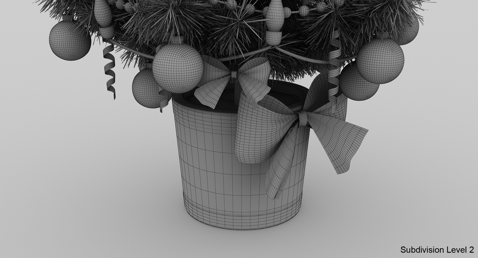 small christmas tree 2 3d model