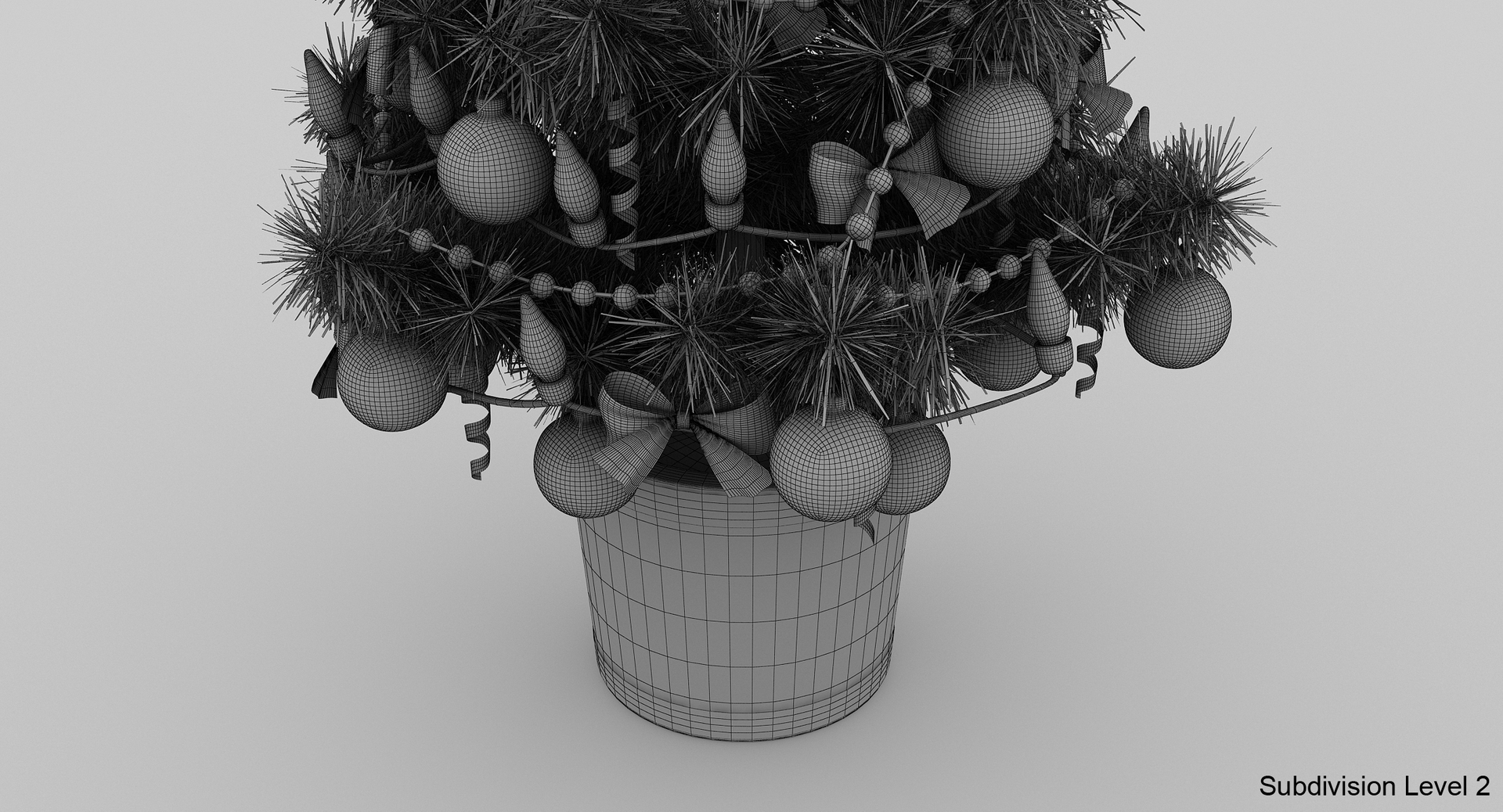 small christmas tree 2 3d model